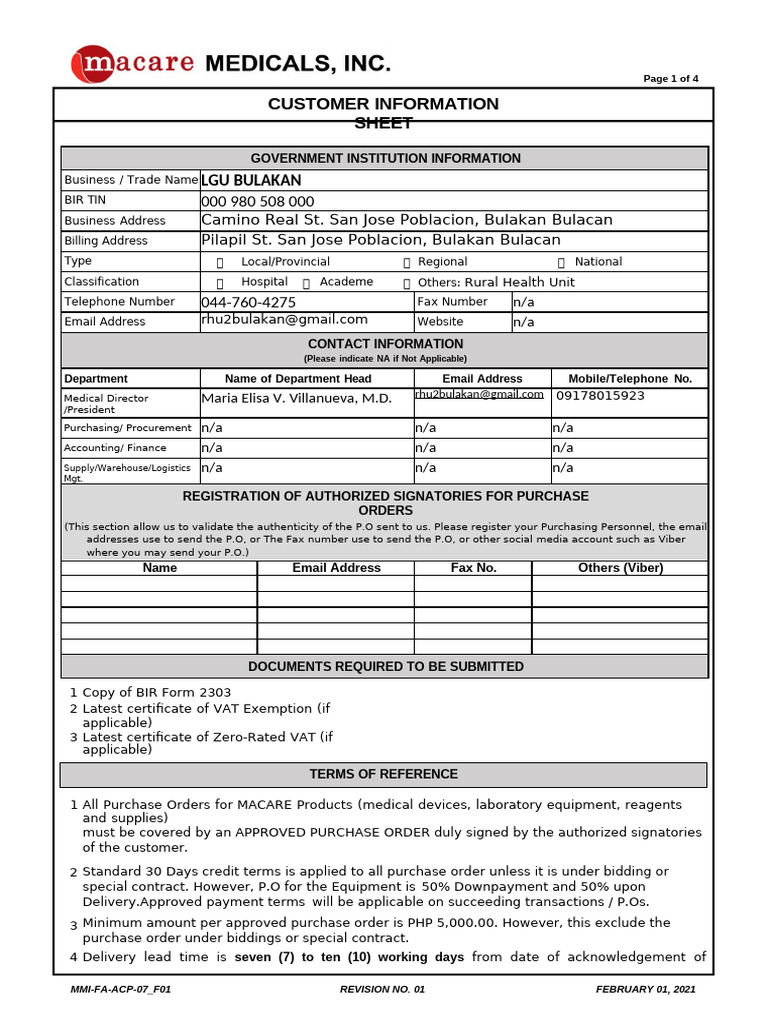 Macare | PDF | Privacy | Information