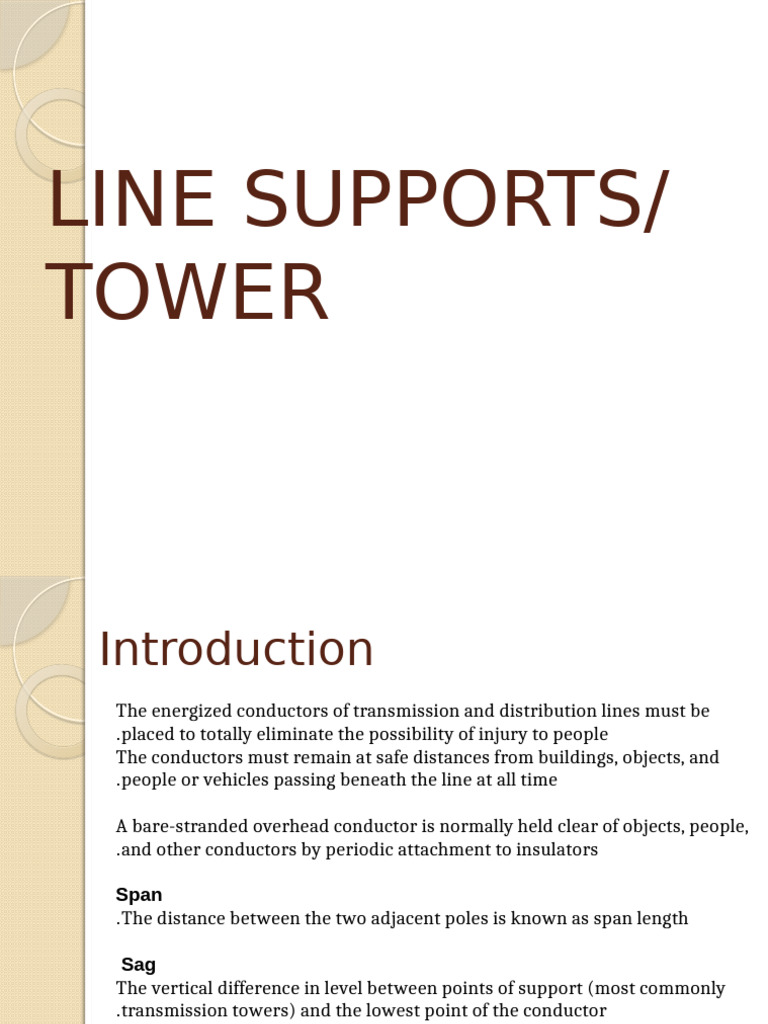 Transmission Line Support Structures | PDF | Electrical Engineering ...