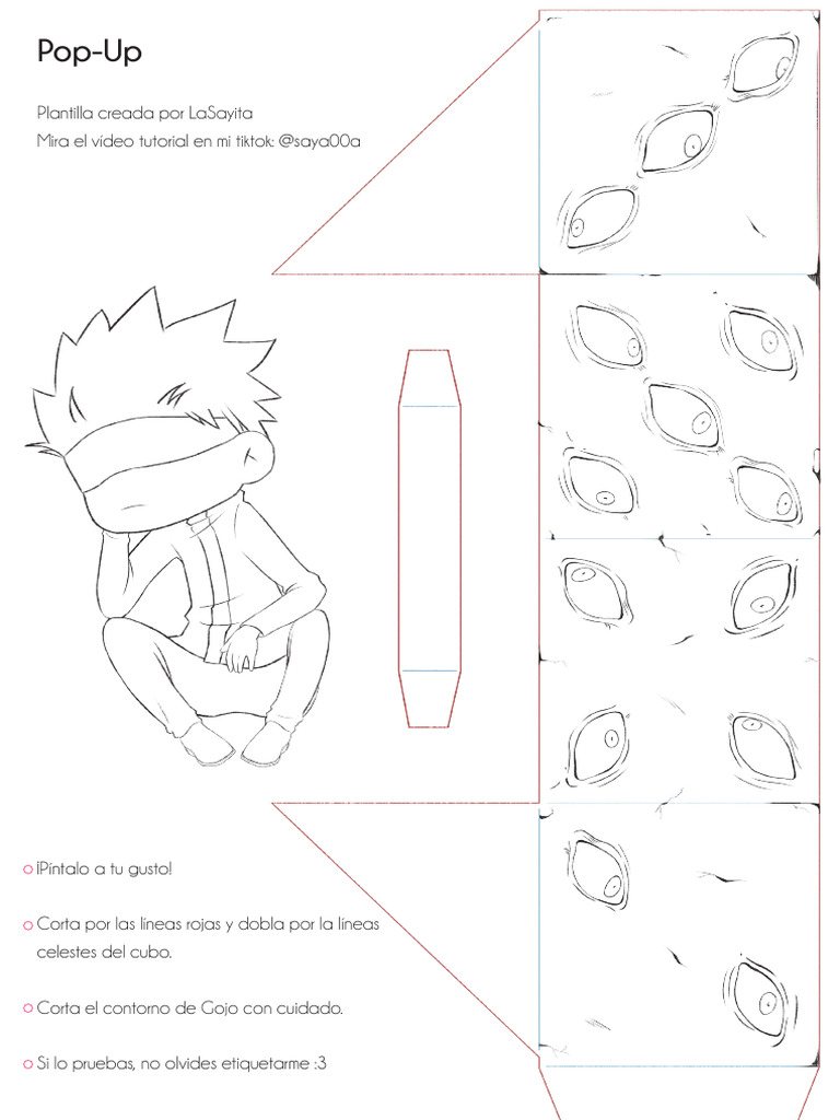 Pop-Up Satoru Gojo | PDF