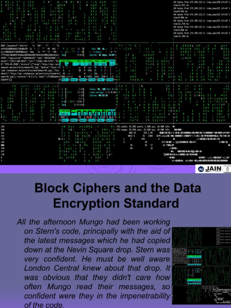 Block Ciphers and DES Overview | PDF | Cipher | Encryption