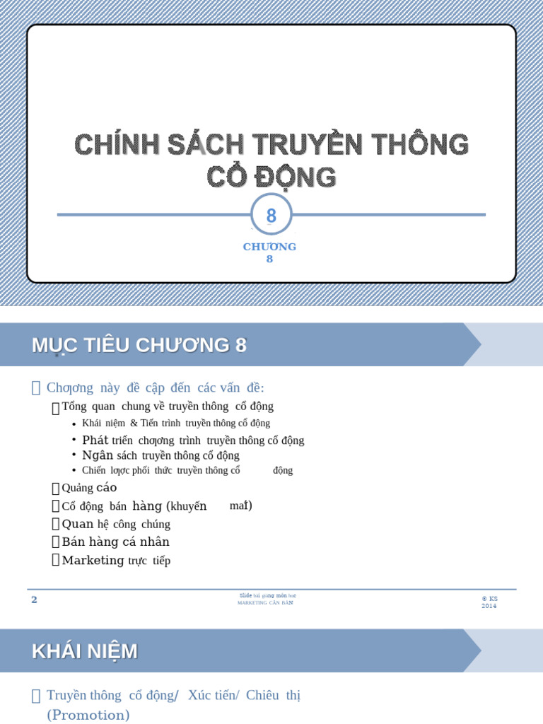 SLIDE Marketing can ban - C8. Truyen thong | PDF