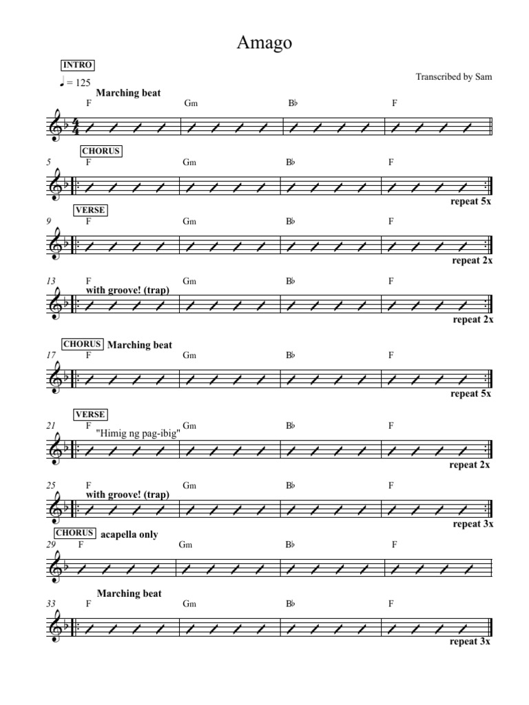 Amago - Full Score | PDF