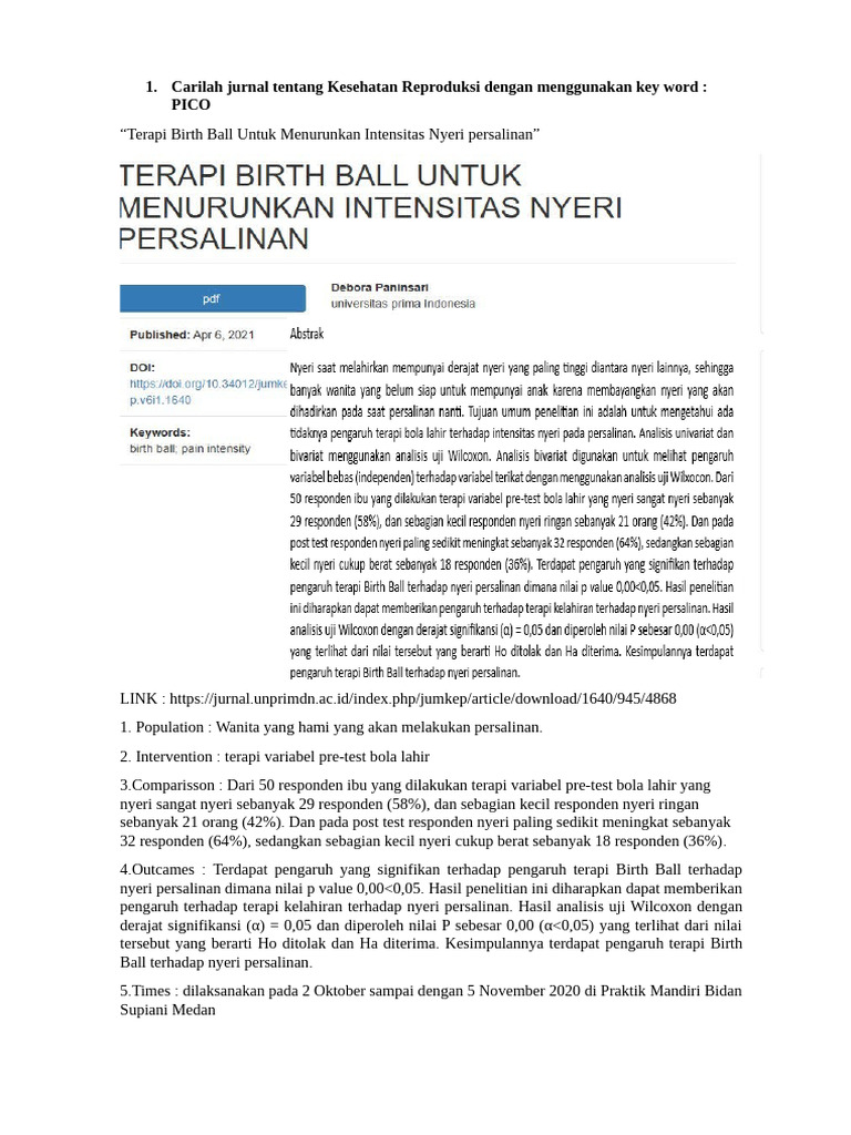 EPB dalam Keperawatan Maternitas | PDF