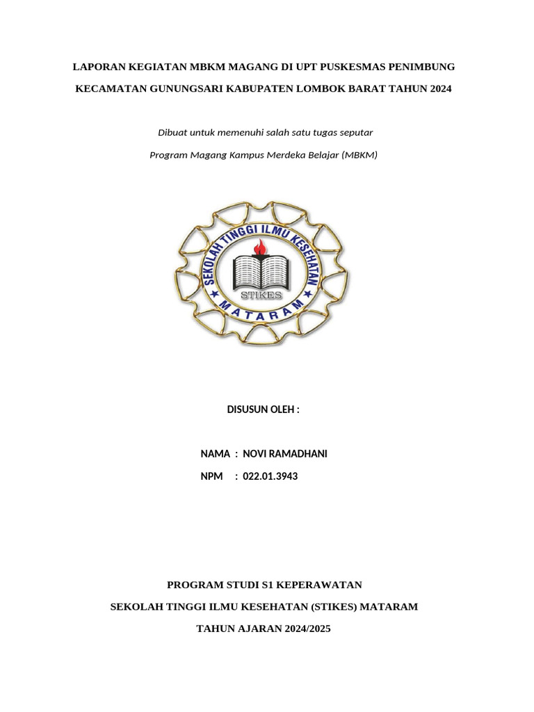 Laporan Akhir Magang Nopii Imoett[1] (2) | PDF