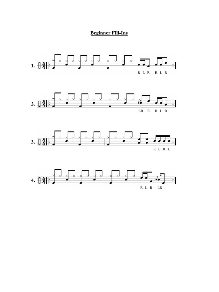 Beginner Fill Ins | PDF