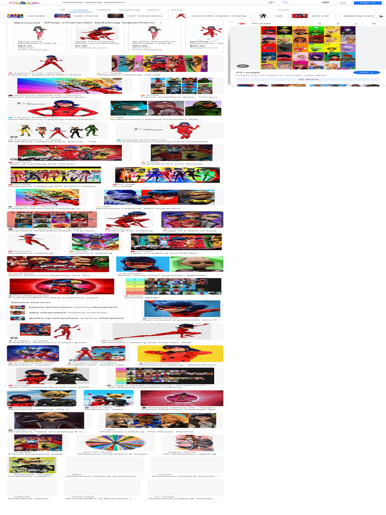 Character Ladybug Superhero - Google Search | PDF