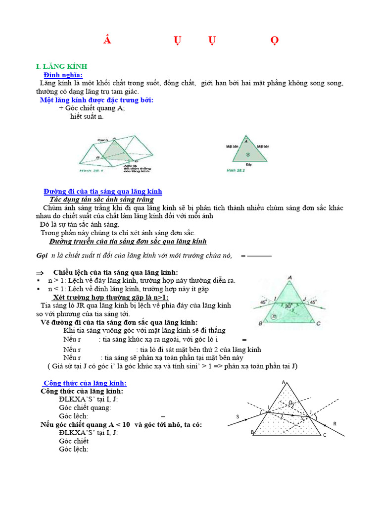 LT Mat Va Cac Dung Cu Quang Hoc | PDF