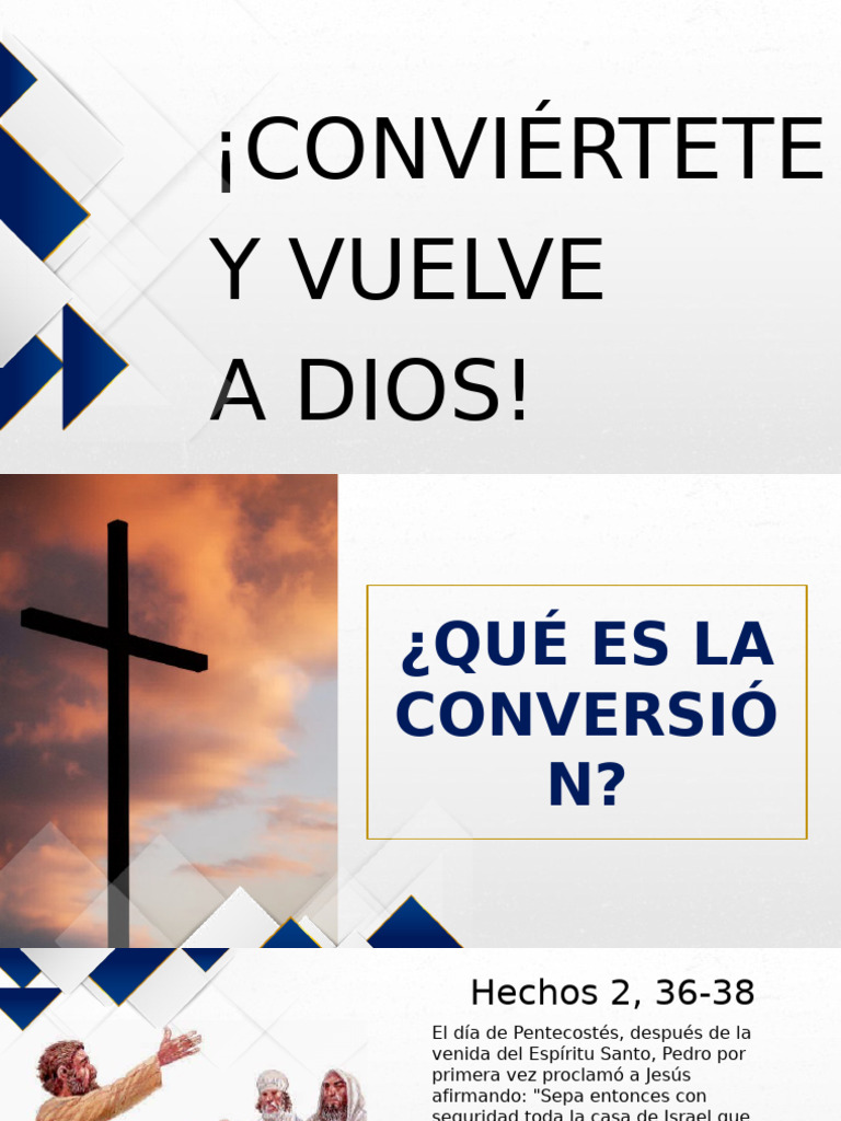 Conviertete y Vuelvete A Dios | PDF | Pecado | Oración