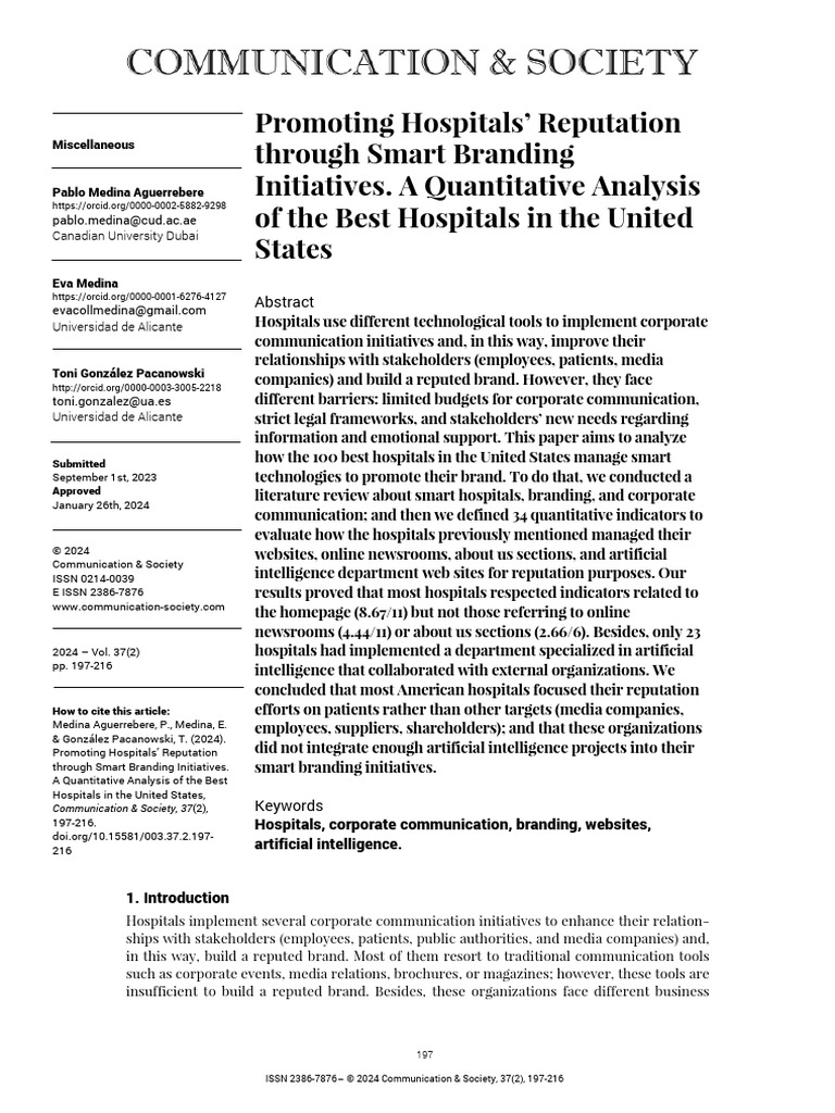 45128-Article Text-147673-1-10-20240425 | PDF | Reputation | Social Media