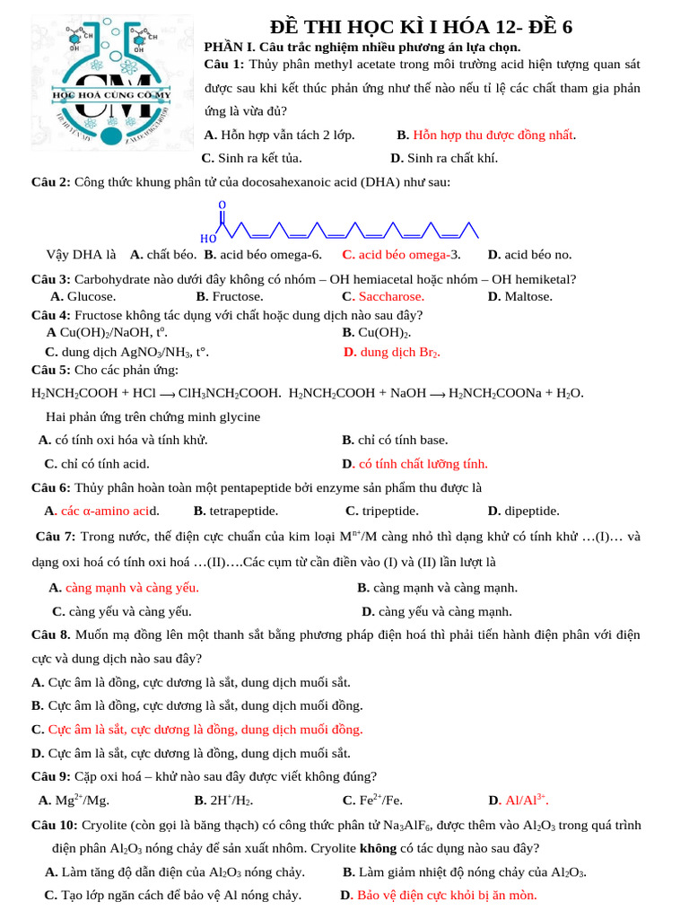 De 6 - Lop 12 | PDF