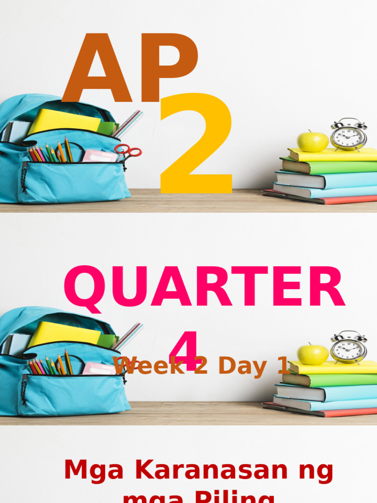 Ap6 Week 2 Q4 | PDF