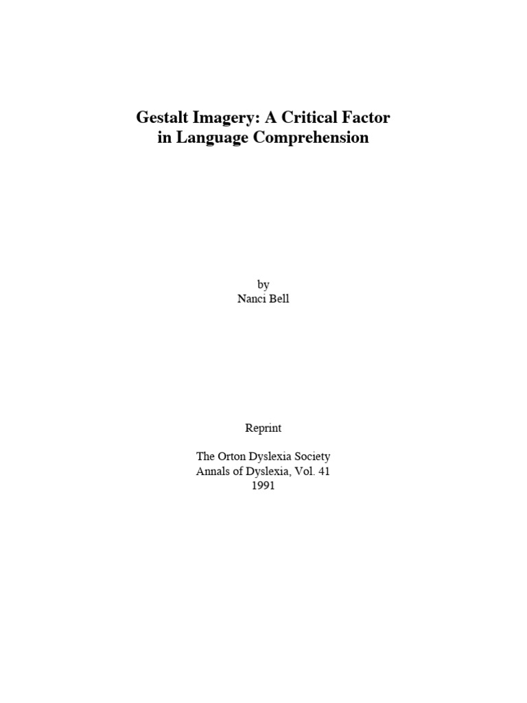 Gestalt-Imagery-A-Critical-Factor-in-Language-Comprehension | PDF ...