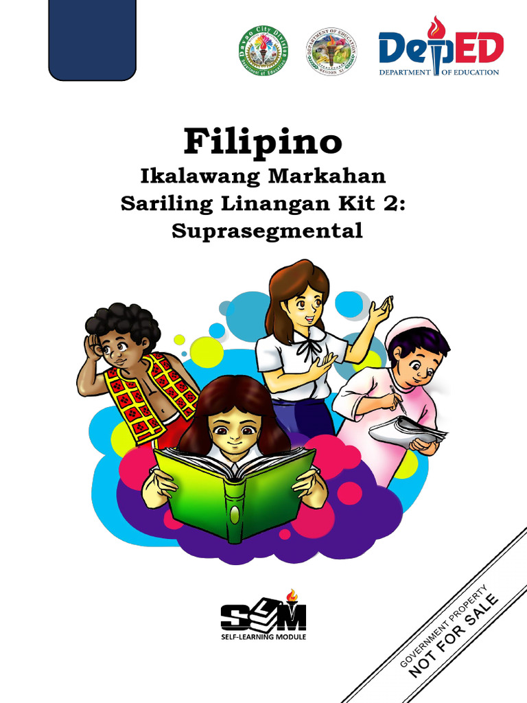 Filipino: Ikalawang Markahan Sariling Linangan Kit 2: Suprasegmental | PDF