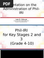 Phil Iri Forms | PDF
