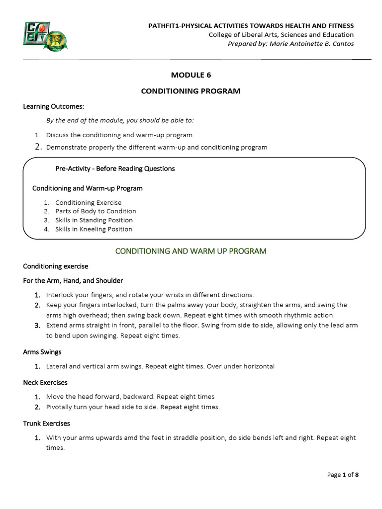 Pe Module 6 | PDF | Anatomical Terms Of Motion | Foot