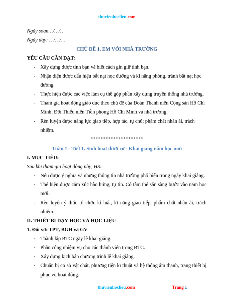 KHBD-HDTN-8 2024-2025 | PDF