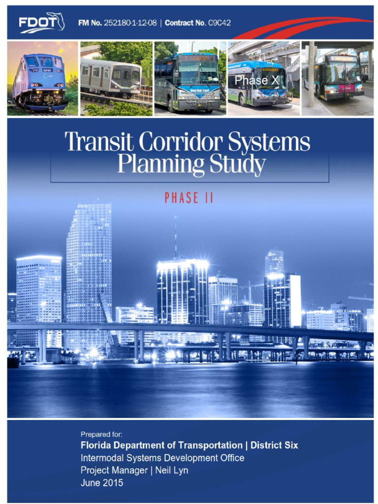 Transit Report-Draft 061515 | PDF | Miami | Miami Dade County