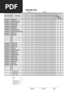 Daily Attendance Sheet 2024-2025 | PDF