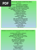 Bpoc-Organizational-Chart 2024 | PDF