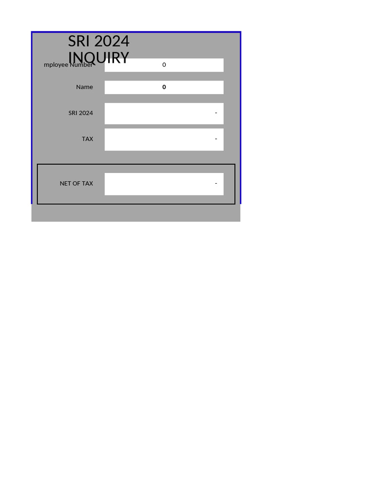 Sri 2024 Inquiry | PDF | Payroll | Corporations