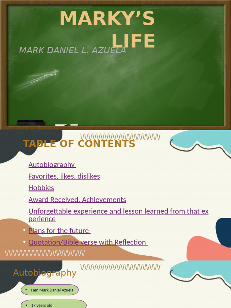 Azuela Mark Daniel Markys Life | PDF