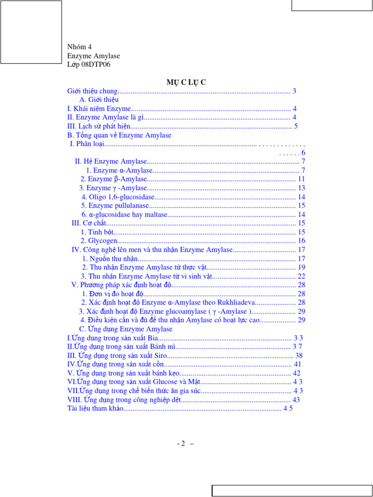 (123doc) - Enzyme-Amylase | PDF