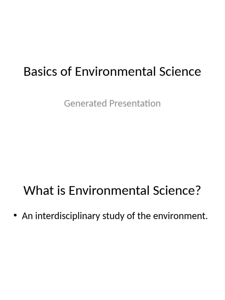 Environmental_Science | PDF