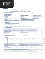SACCO Loan Application Form | PDF | Loans | Banking