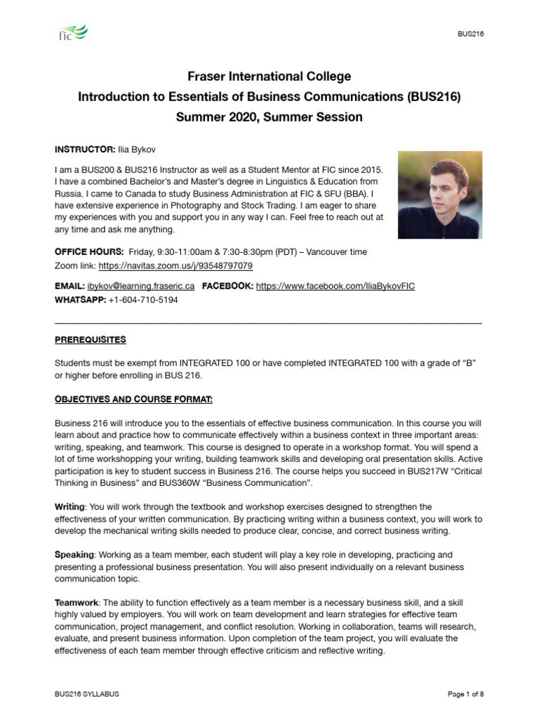 Syllabus Pdf Academic Integrity Academic Dishonesty