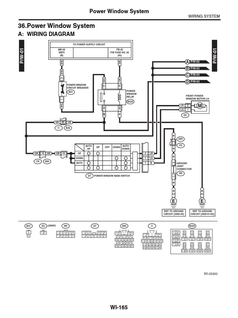 36 - Power Window System | PDF | Manufactured Goods | Electronics