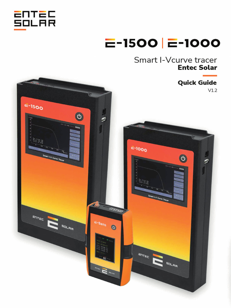 E-1500_E-1000_Quick_Start_Guide_EN_V1.2 | PDF | Photovoltaics | Voltage