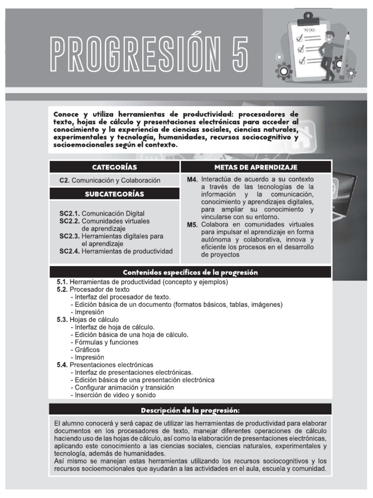 Lectura Progresion 5 Actividad5 Ventana de Word Cultura Digital1 | PDF
