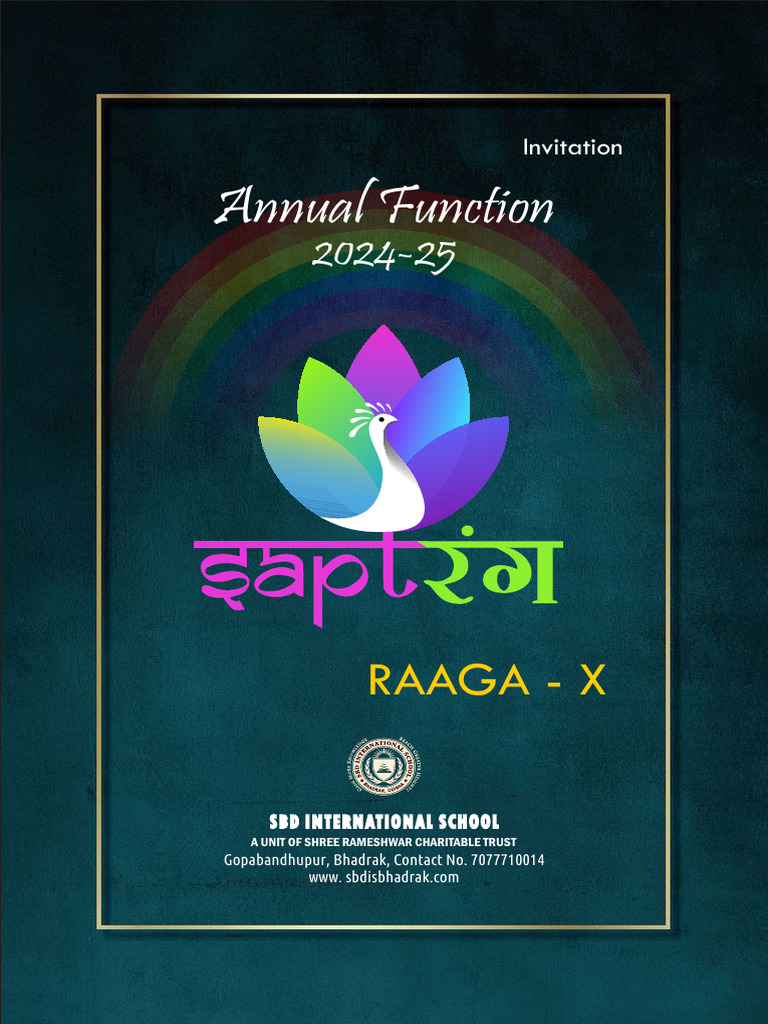 SBDIS Annual Function Invite | PDF