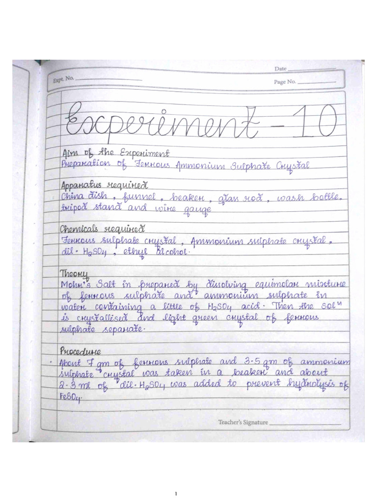 Experiment 10 1 | PDF