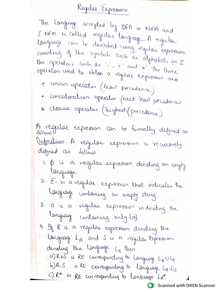 Regular Expressions 1 | PDF