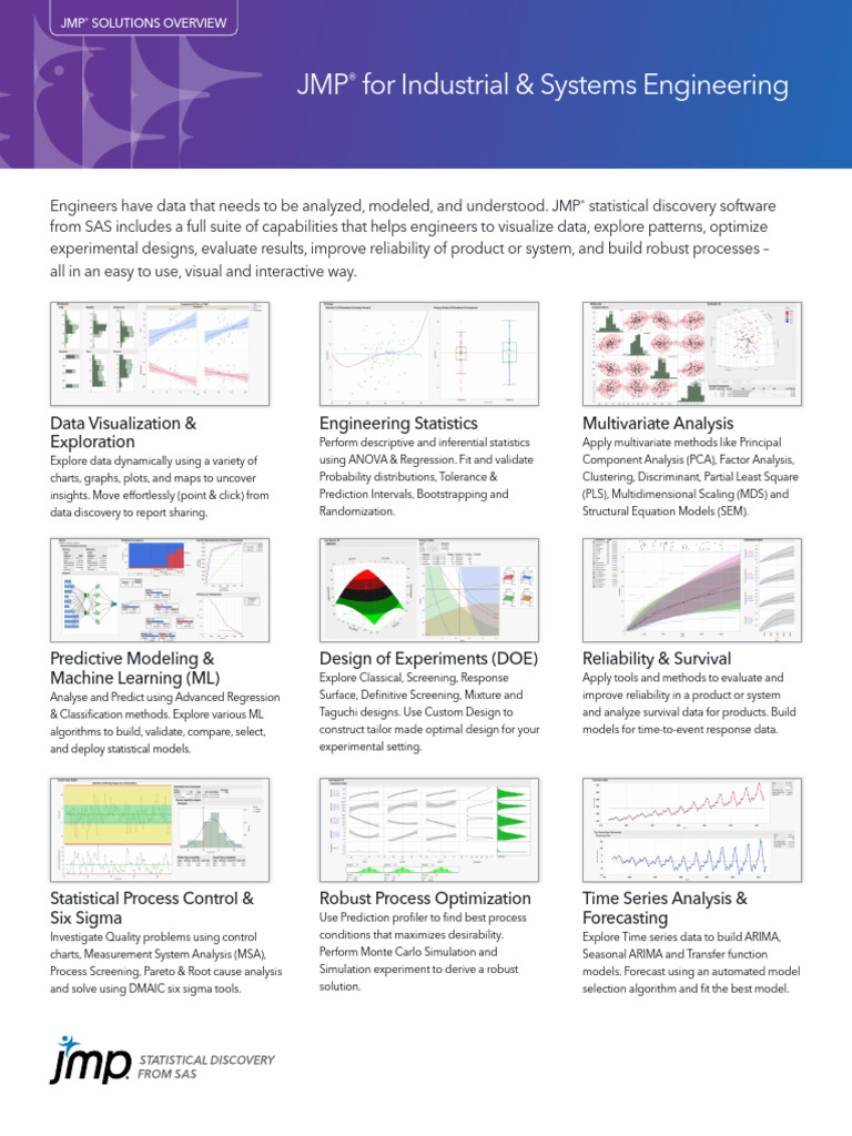 JMP For Industrial and Systems Engineering | PDF | Jmp (Statistical ...