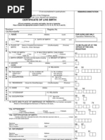 E6 Form - SSS | PDF | Identity Document | Government Information