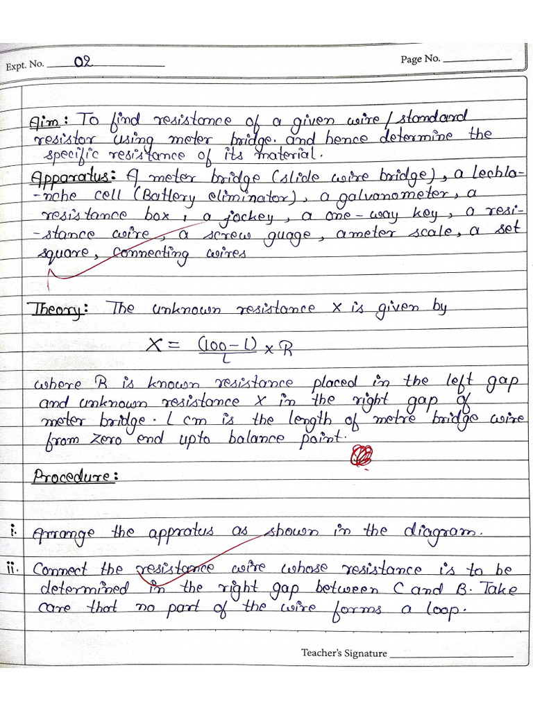 Physics SectionA Expt. 2 | PDF