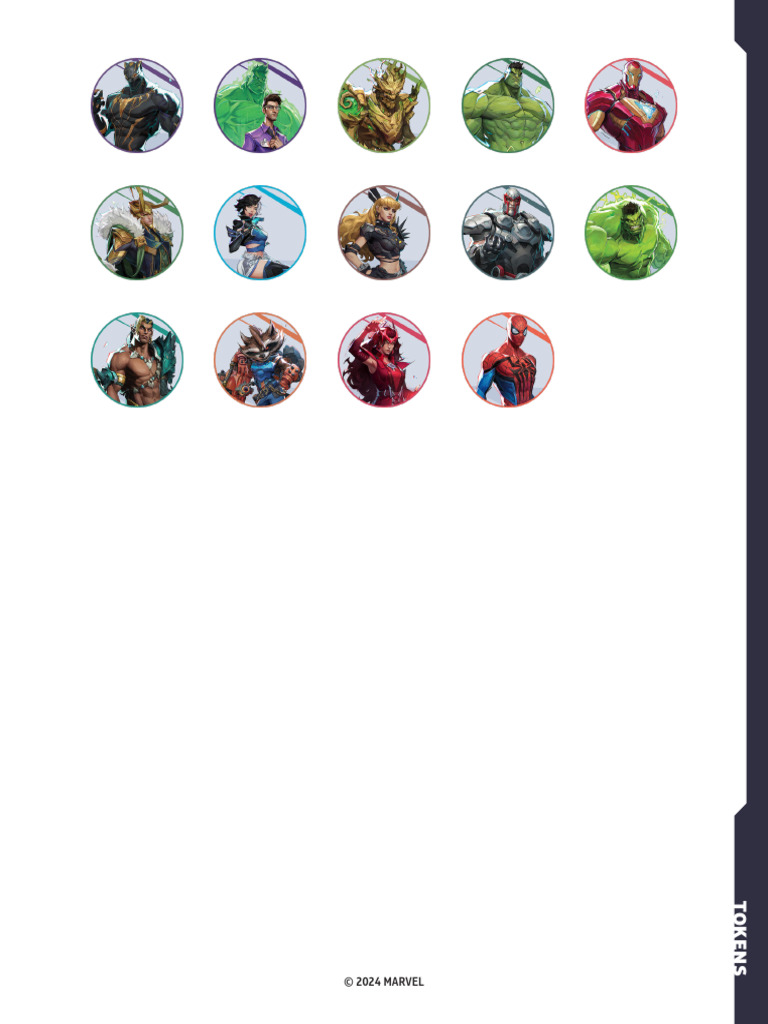 Marvel Rivals Tokens | PDF