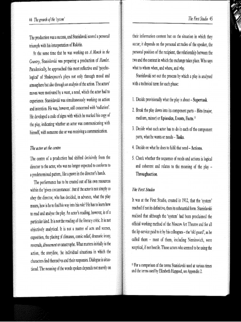 Stanislavski. Bits. Supertask | PDF