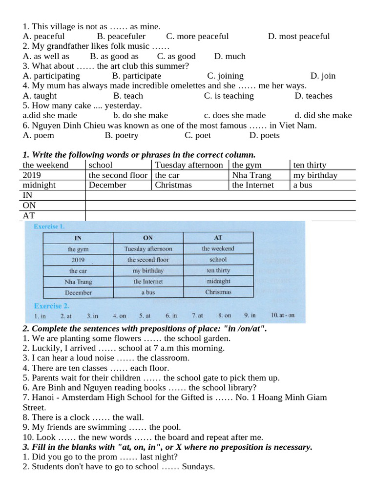 mini va u6 eng7 | PDF | University And College Admission