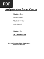 Breast Cancer Speech | PDF | Cancer | Wellness