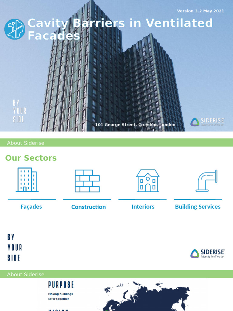 Siderise Cavity Barrier Installation Guide | PDF | Wall | Architectural ...
