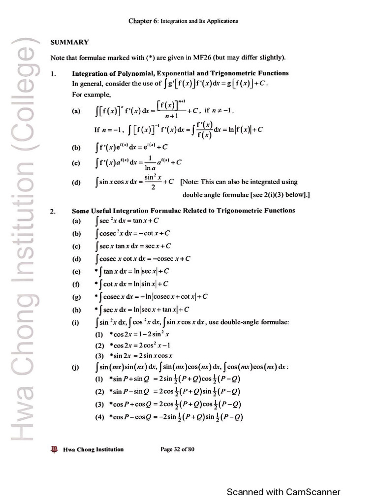 Integration Techniques Practice | PDF
