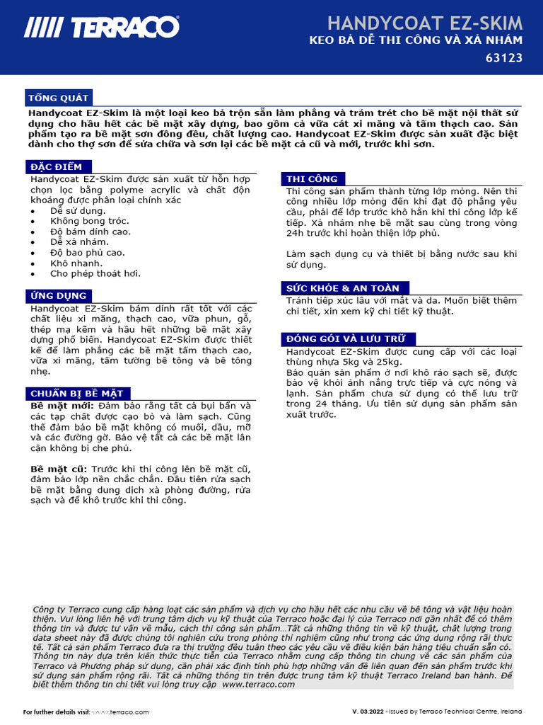 Handycoat Ez-Skim - VN | PDF