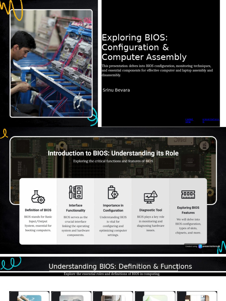 Understanding BIOS Configuration and Computer Assembly | PDF | Bios | Solid State Drive