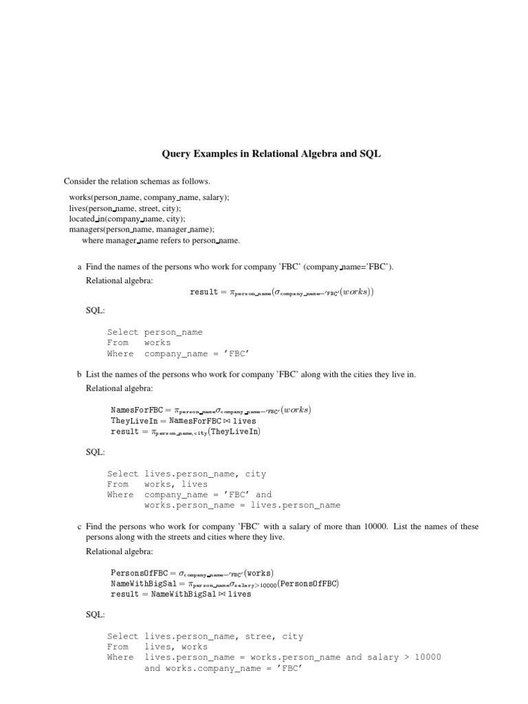 Lecture 5 | PDF | Sql | Computer Programming