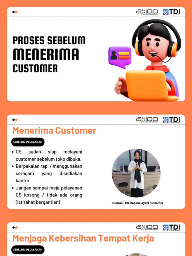 6.proses Sebelum Menerima Customer | PDF