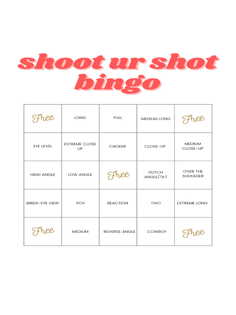 Cca Shot Bingo | PDF