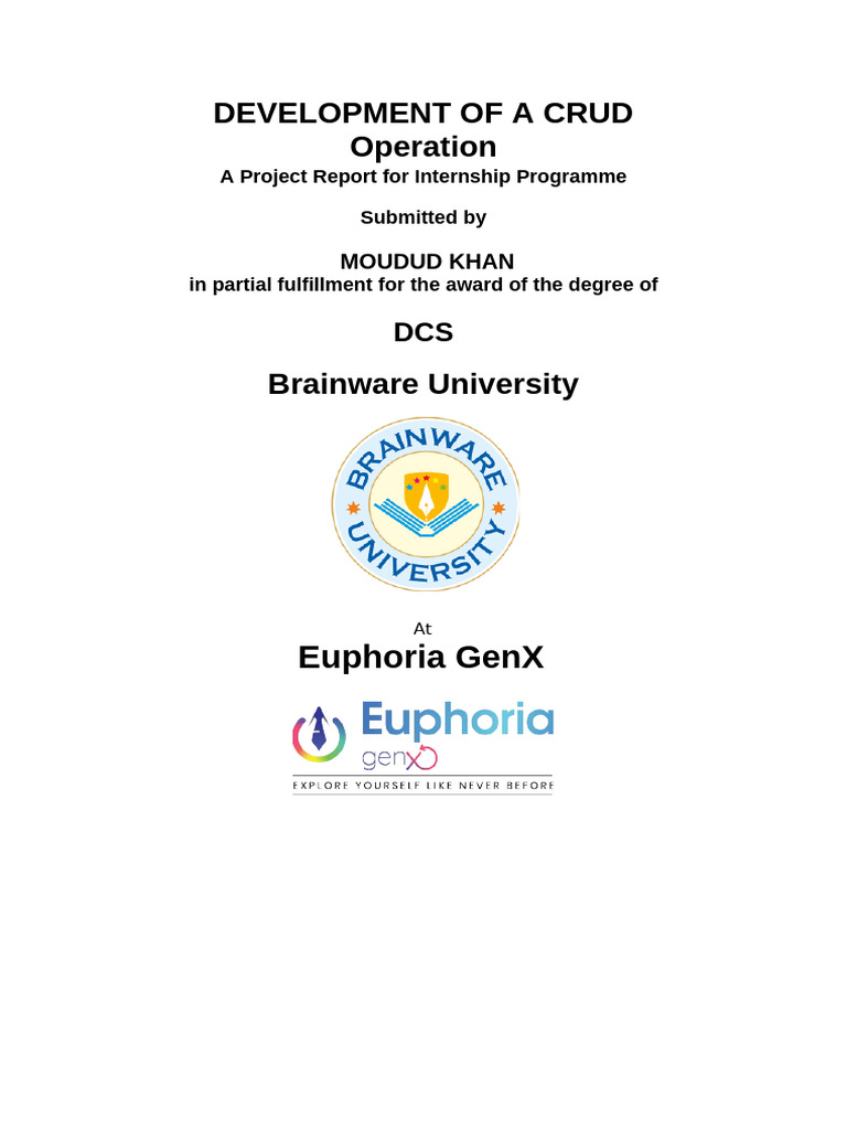 crud operationsssssss | PDF | Databases | Usability